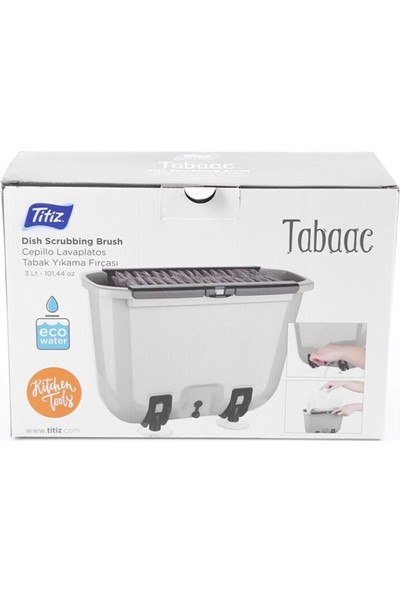 Titiz Tabaac Vantuzlu Tabak Yıkama Fırçası