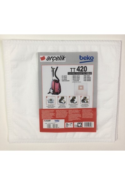 Meysan Menteşe Arçelik TT420 5'li Süpürge Toz Torbası Meysan Menteşe Arçelik TT420 5'li Süpürge Toz Torbası