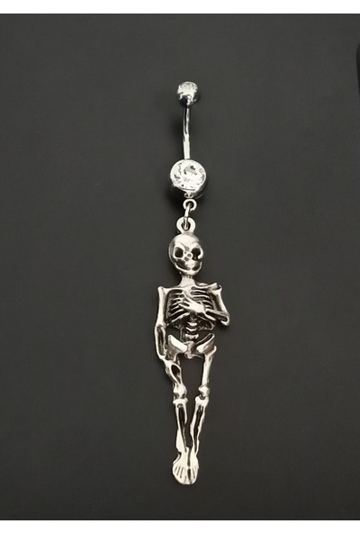 Takıconcept Cerrahi Çelik Iskelet Sallantılı Göbek Piercing Takıconcept Cerrahi Çelik Iskelet Sallantılı Göbek Piercing