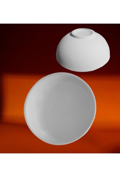Oğuz Çini 20CM Bisküvi Düz Kase Oğuz Çini 20CM Bisküvi Düz Kase