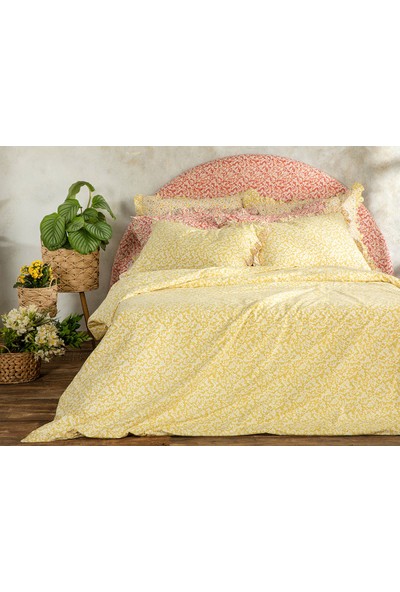 English Home Midsummer Blossom Pamuklu Tek Kişilik Nevresim Seti 160X220 cm Sarı English Home Midsummer Blossom Pamuklu Tek Kişilik Nevresim Seti 160X220 cm Sarı