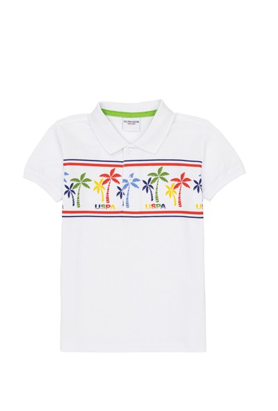 U.S. Polo Assn. Erkek Çocuk Beyaz T Shirt 50251860-VR013