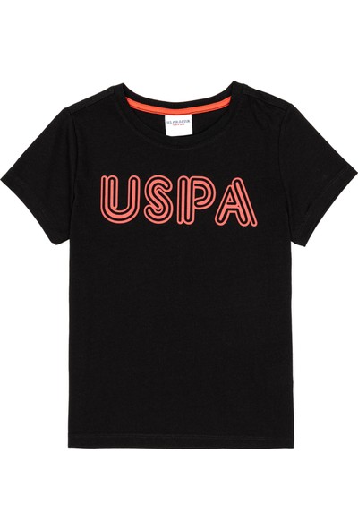 U.S. Polo Assn. Erkek Çocuk Siyah T Shirt Basic 50251963-VR046 U.S. Polo Assn. Erkek Çocuk Siyah T Shirt Basic 50251963-VR046