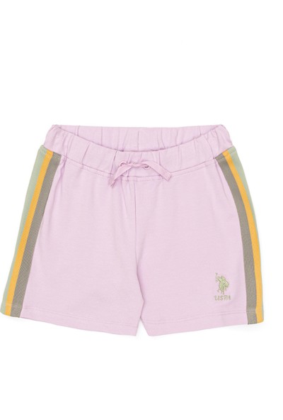 U.S. Polo Assn. Kız Çocuk Manolya Örme Şort 50249099-VR211