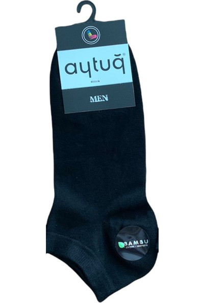 Abani Classic 6 Adet Aytuğ Bambu Patik Çorap Düz Siyah Abani Classic 6 Adet Aytuğ Bambu Patik Çorap Düz Siyah