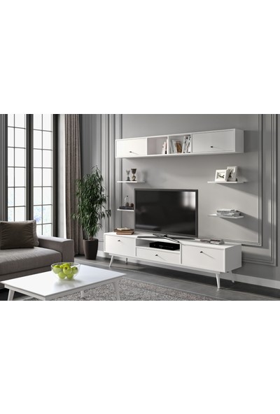Doressa Platinum Grey Tv Ünitesi