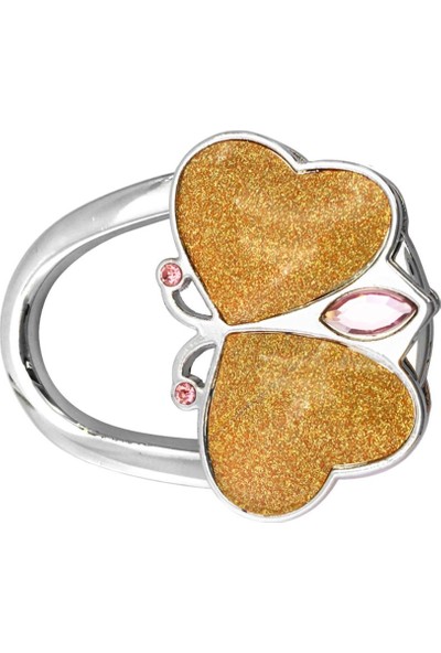 Kelebek Tasarım Çantası Askısı Turuncu