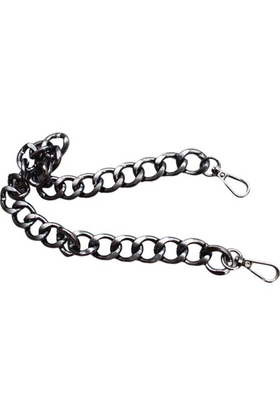 Alüminyum Çanta Zincir Askısı Charms Moda Dıy Aksesuarları Omuz Çantaları Kemerler Gri 100 cm Alüminyum Çanta Zincir Askısı Charms Moda Dıy Aksesuarları Omuz Çantaları Kemerler Gri 100 cm