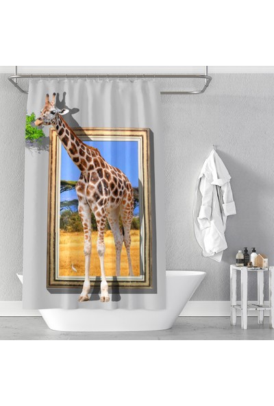 Yilegou Kancalı Su Geçirmez Duş Perdesi (Yurt Dışından)