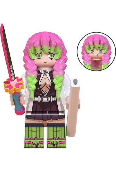 Xinh Kanroji Mitsuri Mini Figür Demon Slayer Kimetsu No Yaiba X-20 Xinh Kanroji Mitsuri Mini Figür Demon Slayer Kimetsu No Yaiba X-20
