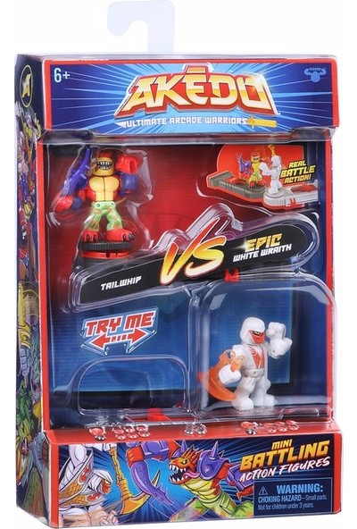 Akedo S1 Tailwhip Vs White Wraith Ikili Figür Paketi Akedo S1 Tailwhip Vs White Wraith Ikili Figür Paketi