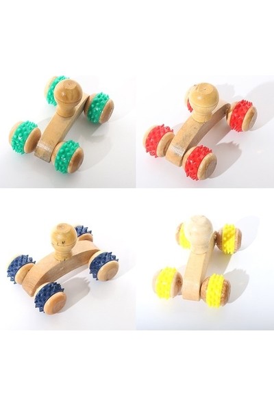 Parnassos Ahşap Tekerlekli Mini El Masaj Aleti Parnassos Ahşap Tekerlekli Mini El Masaj Aleti