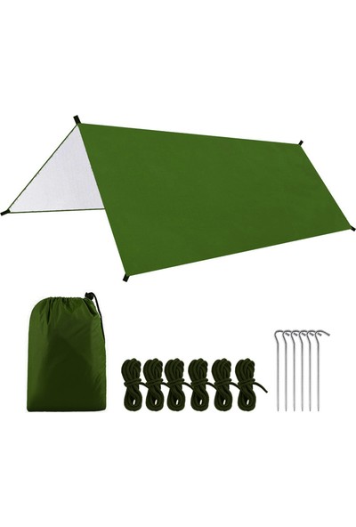 9.8 * 9.8ft Çok Fonksiyonlu Su Geçirmez Kamp Tarp Hamak(Yurt Dışından) 9.8 * 9.8ft Çok Fonksiyonlu Su Geçirmez Kamp Tarp Hamak(Yurt Dışından)