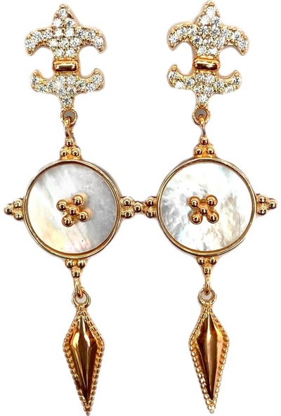 Adore Silver Gümüş Sallantılı Vintage Küpe