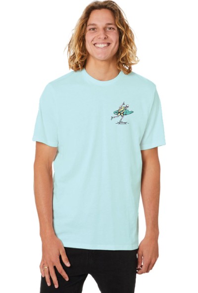 Esqudo Esq Erkek Çok Renkli Günlük Stil Tişört ESTP0009-MINT Esqudo Esq Erkek Çok Renkli Günlük Stil Tişört ESTP0009-MINT