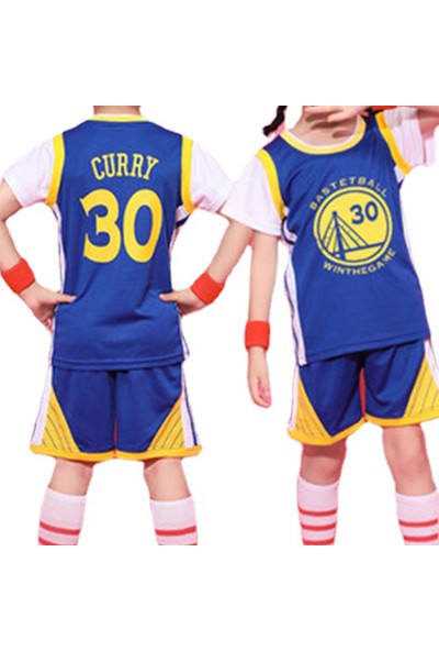Janae Nba Çocuk Forması Golden State Warriors 30# Çocuk Basketbol Forması (Yurt Dışından)