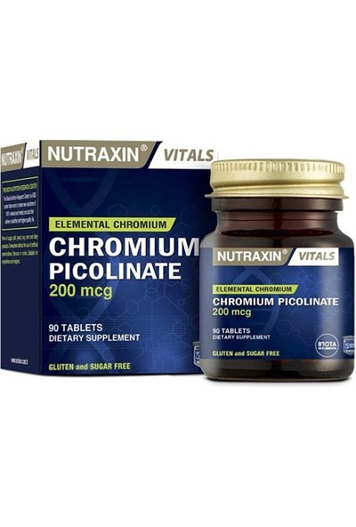 Nutraxin Nutraxın Chromıum Pıcolı. 90 Tablet 1 Paket(1 x 90 Tabletten) Nutraxin Nutraxın Chromıum Pıcolı. 90 Tablet 1 Paket(1 x 90 Tabletten)