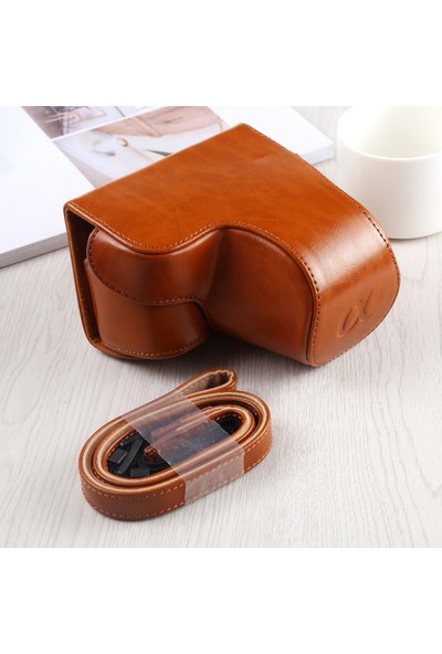 Ykd Store Sony A6400 / ILCE-A6400 Için Tam Vücut Deri Kılıf Çanta Siyah (Yurt Dışından) Ykd Store Sony A6400 / ILCE-A6400 Için Tam Vücut Deri Kılıf Çanta Siyah (Yurt Dışından)