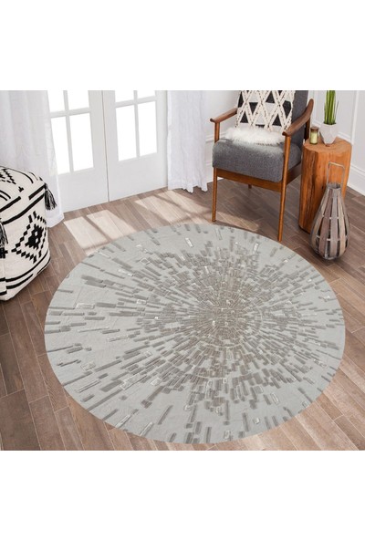 MD-Life Home Dijital Baskılı Kaymaz Taban Yuvarlak Halı MD1271 MD-Life Home Dijital Baskılı Kaymaz Taban Yuvarlak Halı MD1271