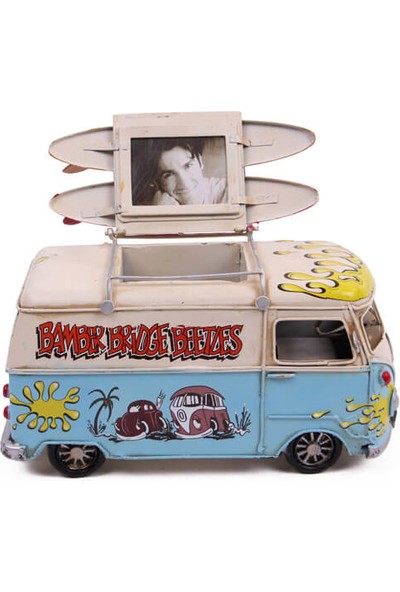 Roxo Shop Nostaljik Vosvos Minibüs Kalemlik Çerçeve Roxo Shop Nostaljik Vosvos Minibüs Kalemlik Çerçeve