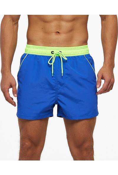 Yuandong Erkek Su Geçirmez Hızlı Kuruyan Cep Yüzme Şortları, Plaj Şortları (Yurt Dışından)