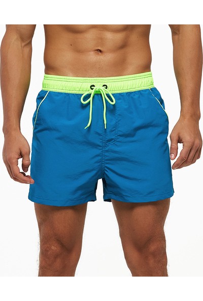 Yuandong Erkek Su Geçirmez Hızlı Kuruyan Cep Yüzme Şortları, Plaj Şortları (Yurt Dışından)