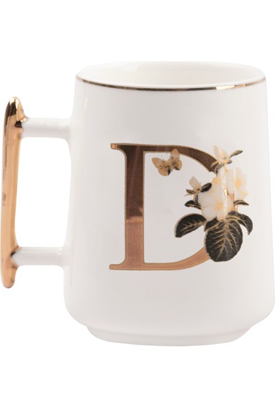 Acar Beyaz Altın Harf Kupa D Acar Beyaz Altın Harf Kupa D