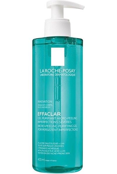 La Roche-Posay La Roche Posay Effaclar Mikro Peeling Jel Vücut 400 ml La Roche-Posay La Roche Posay Effaclar Mikro Peeling Jel Vücut 400 ml
