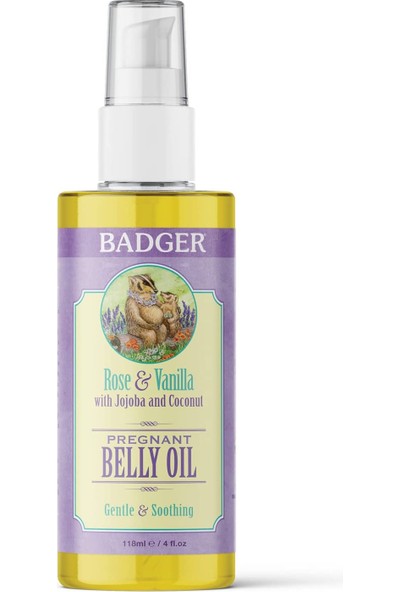 Badger Karın Bölgesi Nemlendirici Yağ (Hamilelik ve Sonrasında Kullanılabilir) 118ML