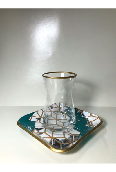 Yaldızlı Çay Bardağı Seti 6'lı Çay Bardağı Seti