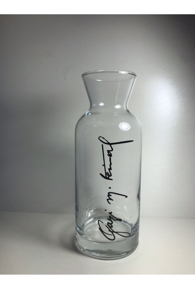 Dark Blue Decoration Baş Ucu Sürahisi Atatürk Bardaklı Dark Blue Decoration Baş Ucu Sürahisi Atatürk Bardaklı