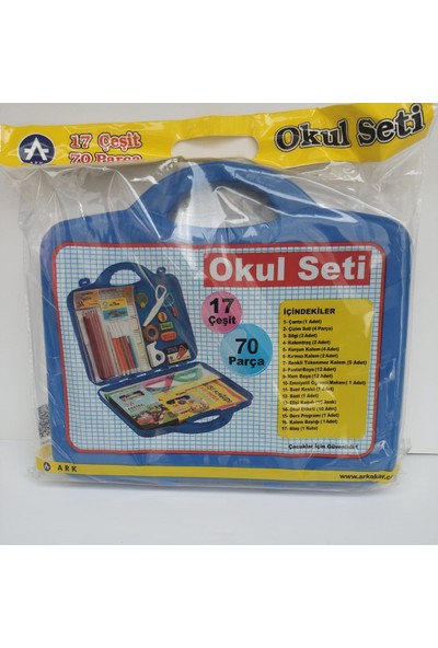Arkçantalı Boyama Seti Mavi-18 Çeşit 94 Parça Arkçantalı Boyama Seti Mavi-18 Çeşit 94 Parça