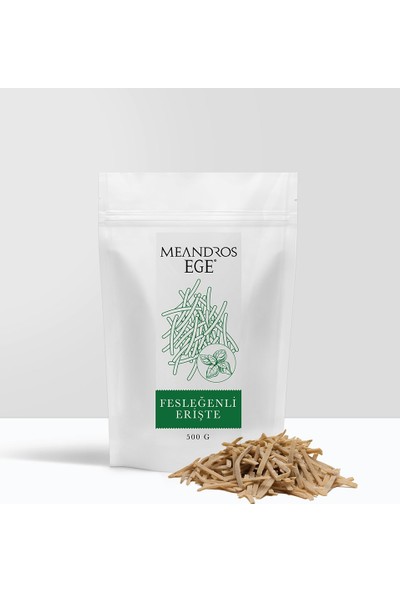Meandros Ege Fesleğenli Erişte 500 gr