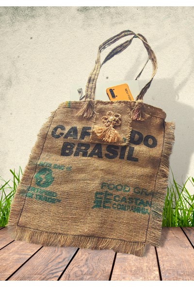 Mekan Kahve Çuvalı Plaj Çantası