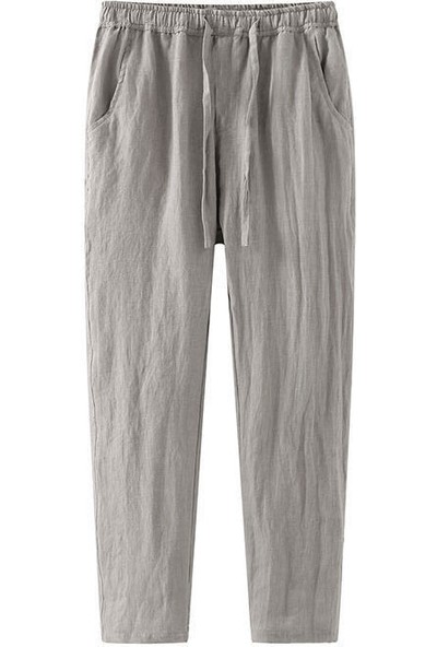 Hausen Saf Keten Erkek Ince Pantolon (Yurt Dışından)