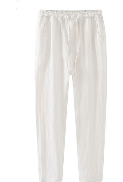 Hausen Saf Keten Erkek Ince Pantolon (Yurt Dışından)