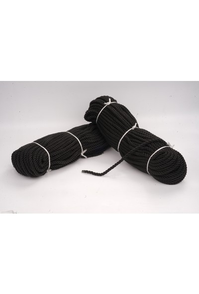 Mefaks Tekstil 8 mm 50 Metre Kordon Ip- Siyah Mefaks Tekstil 8 mm 50 Metre Kordon Ip- Siyah