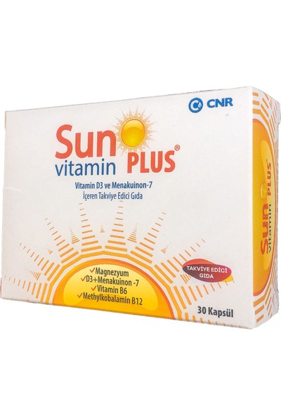 Sun Vitamin Plus 30 Kapsül