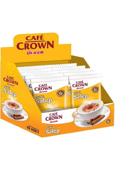 Cafe Crown Toz Sahlep 10 x 15 gr Cafe Crown Toz Sahlep 10 x 15 gr