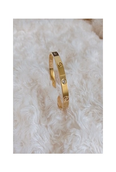 Takı Vadisi Cartier Taşlı Gerçek Çelik Kararmaz Kadın Kelepçe Bileklik Takı Vadisi Cartier Taşlı Gerçek Çelik Kararmaz Kadın Kelepçe Bileklik