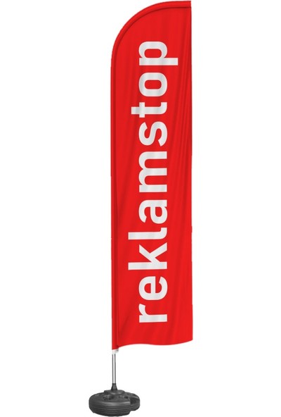 ReklamStop Yelken Bayrak Takımı 100X300 ReklamStop Yelken Bayrak Takımı 100X300