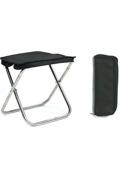 Generic Açık Çanta Katlanır Tabure Siyah (Yurt Dışından)