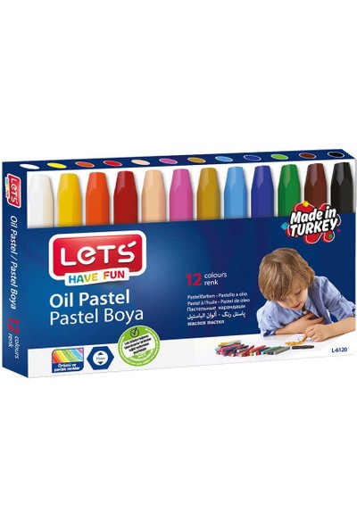 Let's Lets L-6120 Pastel Boya 12 Renk Let's Lets L-6120 Pastel Boya 12 Renk