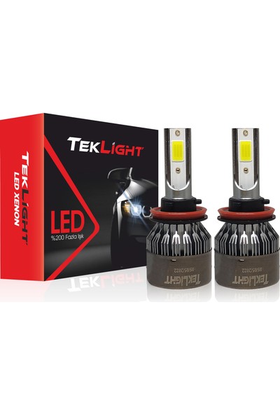 Teklight H11 LED Xenon Far Ampulu 10000 Lümen Şimşek Etkili Teklight H11 LED Xenon Far Ampulu 10000 Lümen Şimşek Etkili