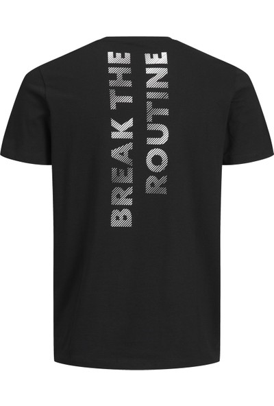 Jack & Jones Bisiklet Yaka Baskili Tisört