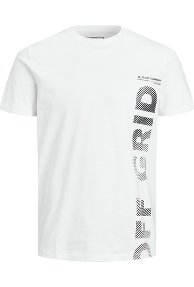 Jack & Jones Bisiklet Yaka Baskili Tisört