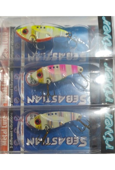 River Sebastian Vibrasyon Jig - 10 gr Sarı River Sebastian Vibrasyon Jig - 10 gr Sarı