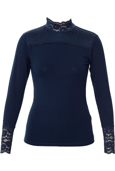 Arancia Dantelli Balıkçı Yaka Uzun Kol Arancia Dantelli Balıkçı Yaka Uzun Kol