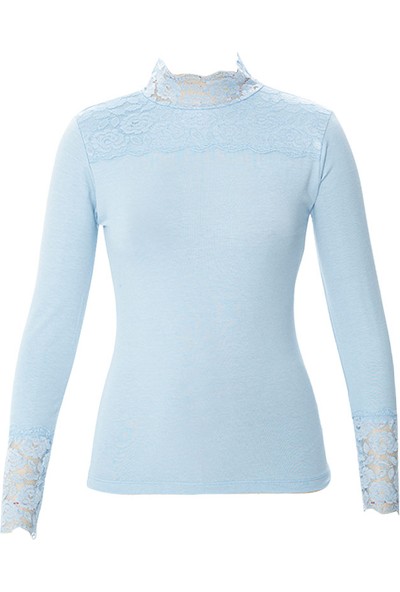 Arancia Dantelli Balıkçı Yaka Uzun Kol Arancia Dantelli Balıkçı Yaka Uzun Kol