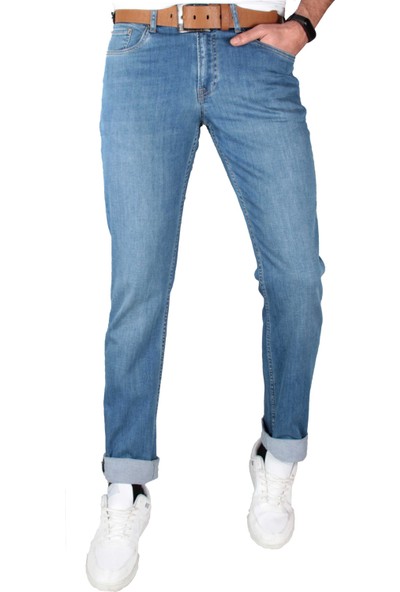 Tomfreestore Açık Renk Yazlık Likralı Kot Pantolon 1259 Tomfreestore Açık Renk Yazlık Likralı Kot Pantolon 1259